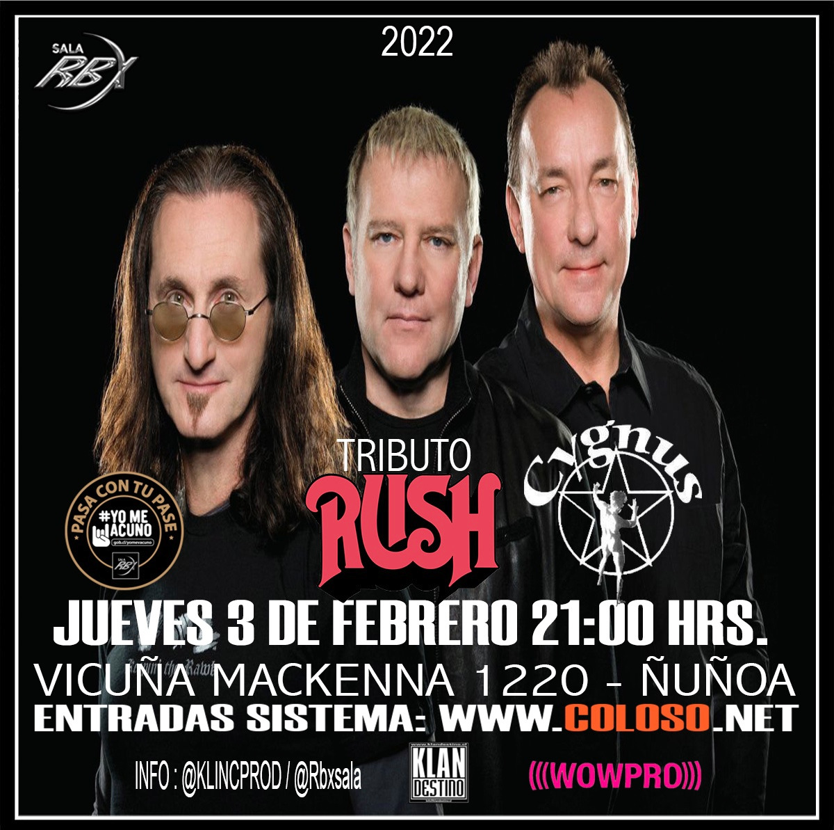 CYGNUS : TRIBUTO RUSH – COLOSO